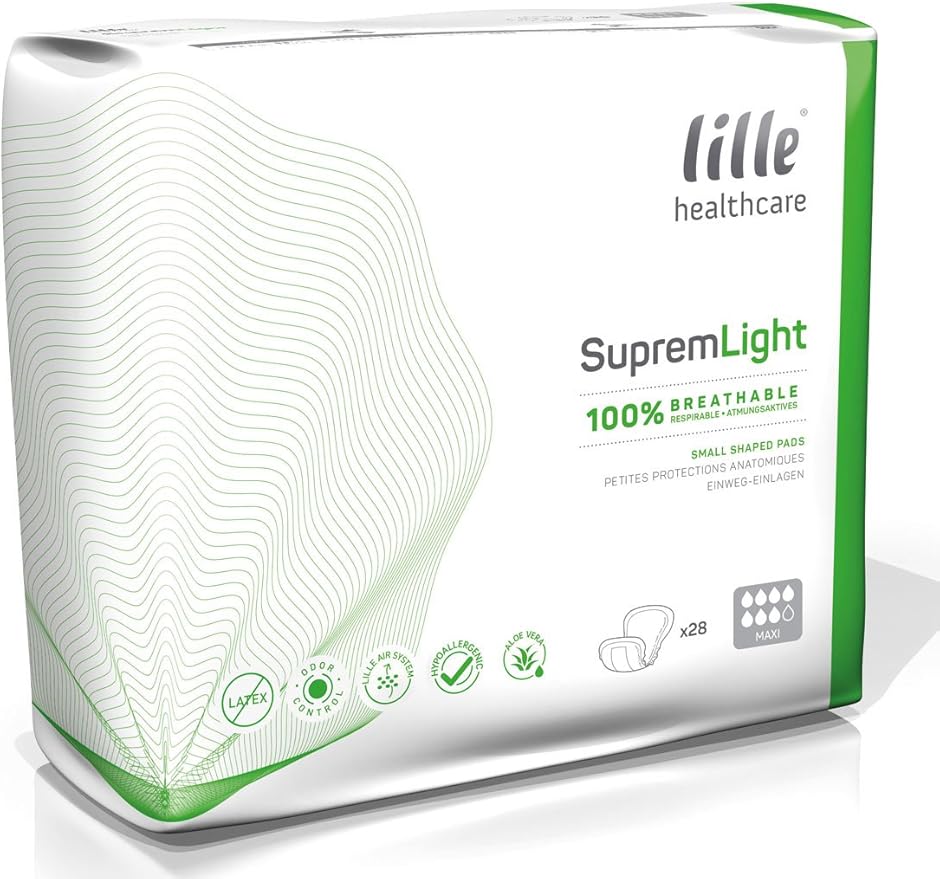 Lille SupremLight Incontinence Pads, Fast Absorbing Disposable Briefs ...