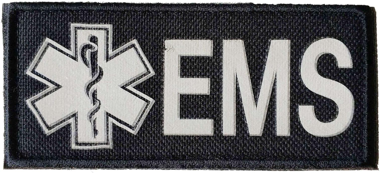 Amazon.com: Minason EMS Emergency Medical Services Reflective Patches ...