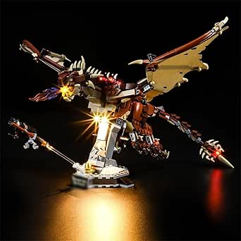 Amazon.com: LABULADUO Lighting Kit for Lego 76406 Hungarian Horntail ...