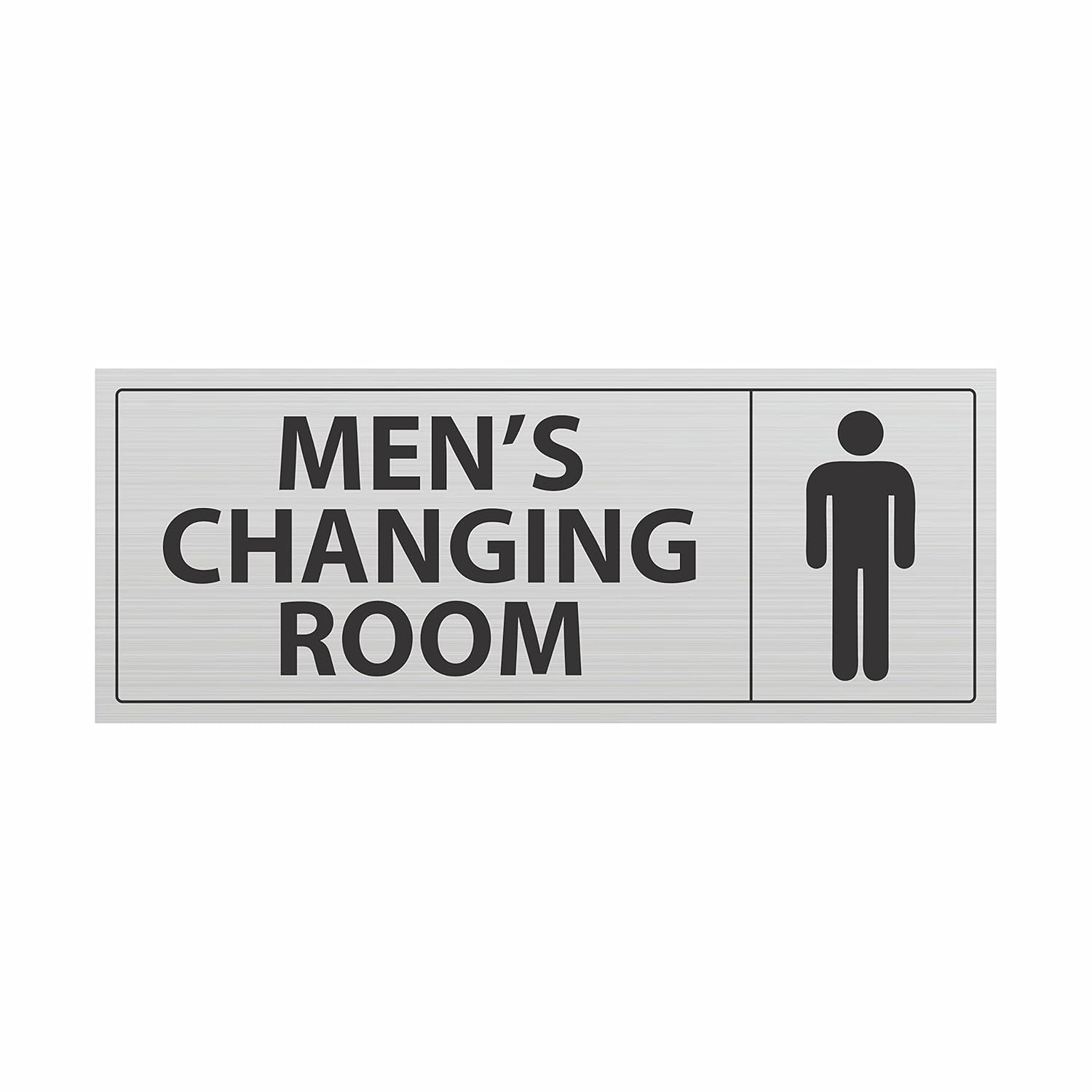 Anne Print Solutions® Men's Changing Room Steel Self Adhesive Metal ...