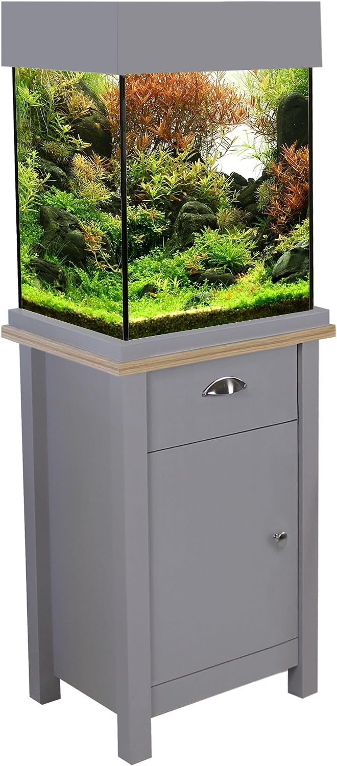 Aqua One OakStyle 85 Shade Flint Grey Edition - 85Litre Tropical ...
