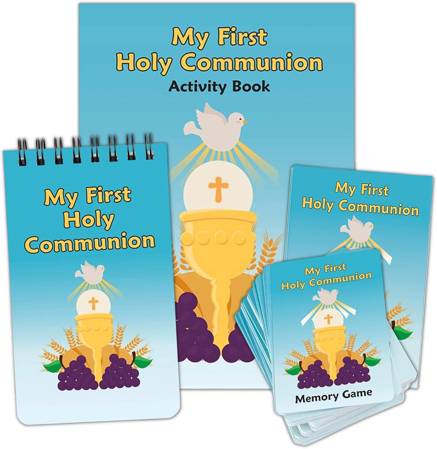 Amazon.com: My First Holy Communion Activity Kit with Memory Cards ...