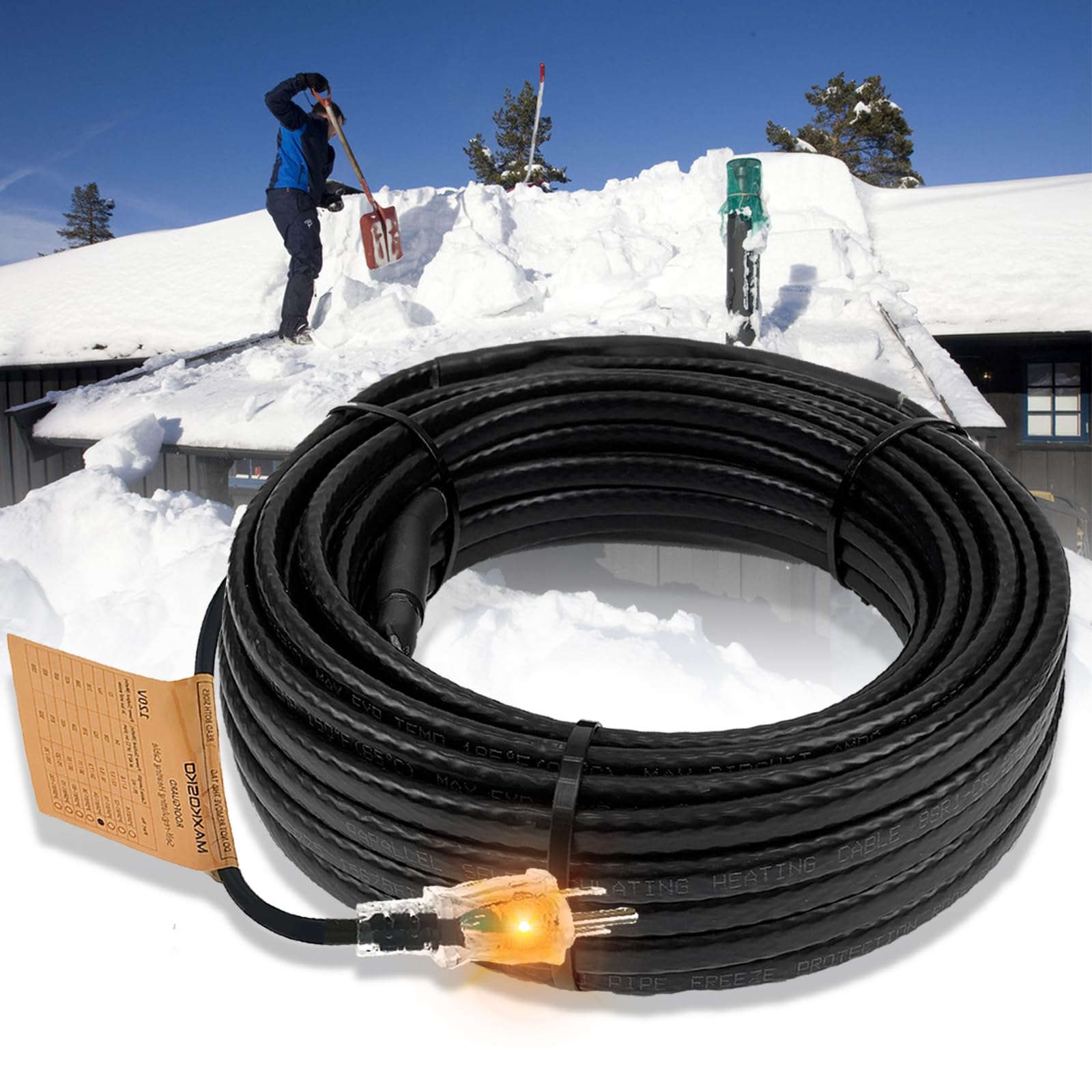 Best Gutter And Downspout Heaters Roof Deicing Cable | Gutter Heat