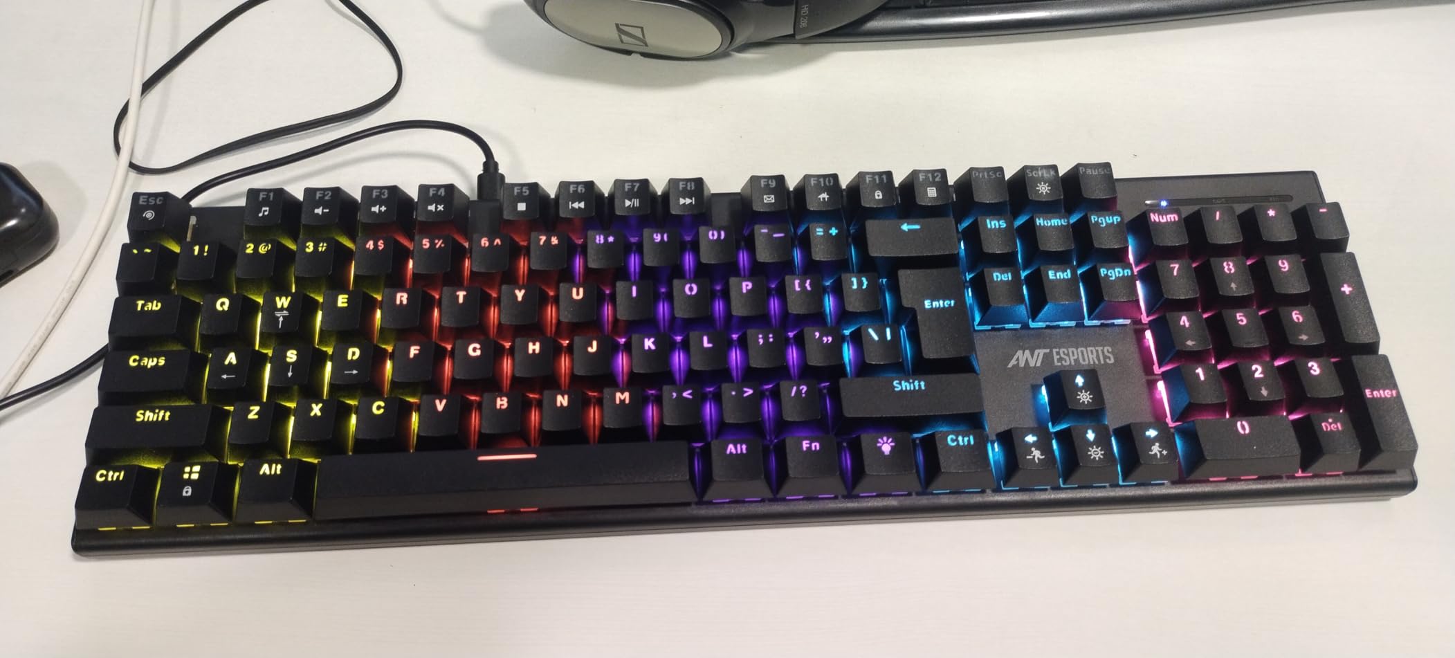 Amazon.in: Buy Ant Esports Thunder 30 Wired Mechanical Gaming Keyboard ...