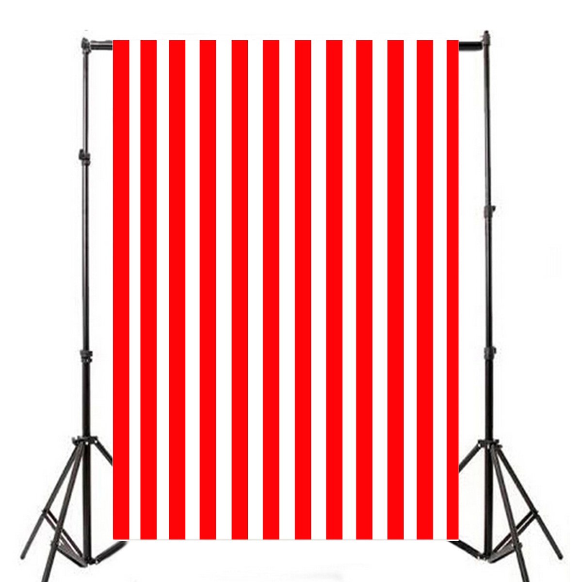 Red White Stripe Background