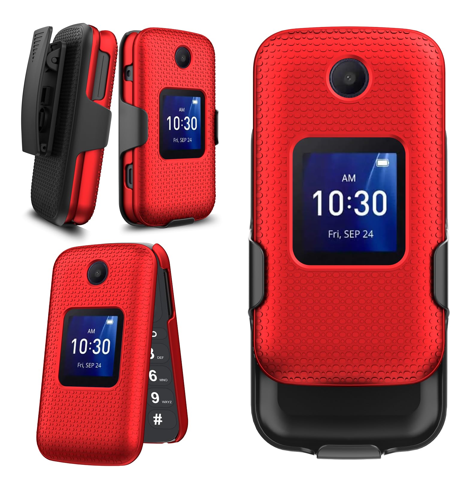 Amazon.com: Ailiber Case for TCL Go Flip 2/Alcatel TCL Flip 2 2022 ...