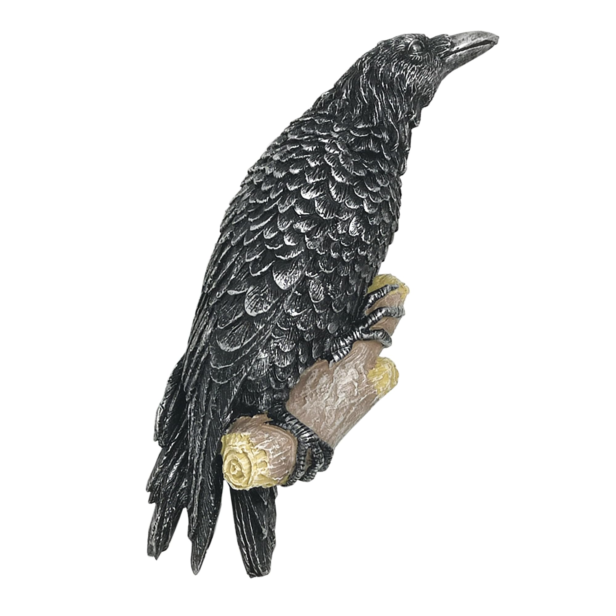 Amazon.com: ThriBartLive Wall Mount Raven Home Decor - Resin Crow Bird ...