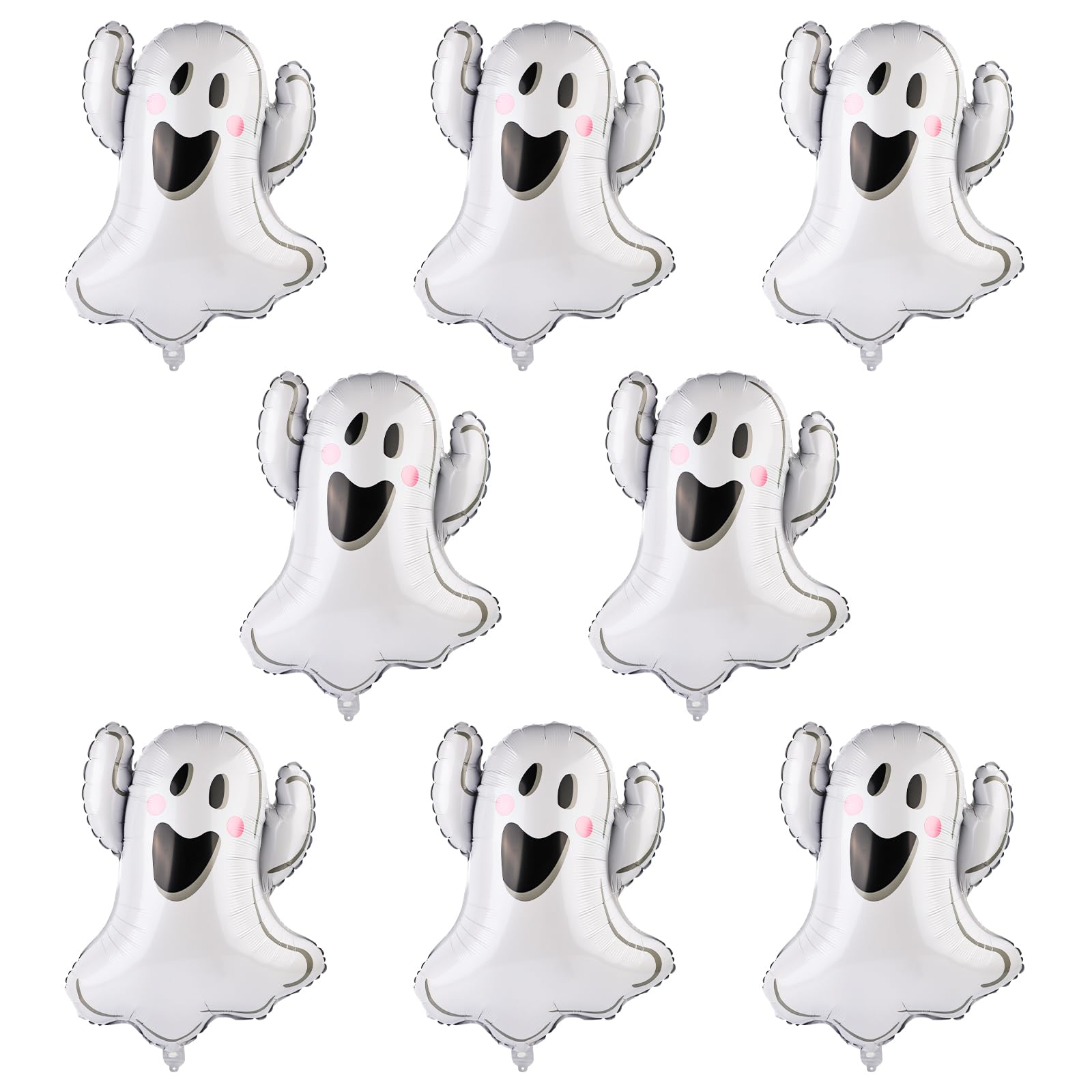 Amazon.com: 8pcs Halloween Balloons Ghost, 29.1x23.2in Spooky Ghost ...