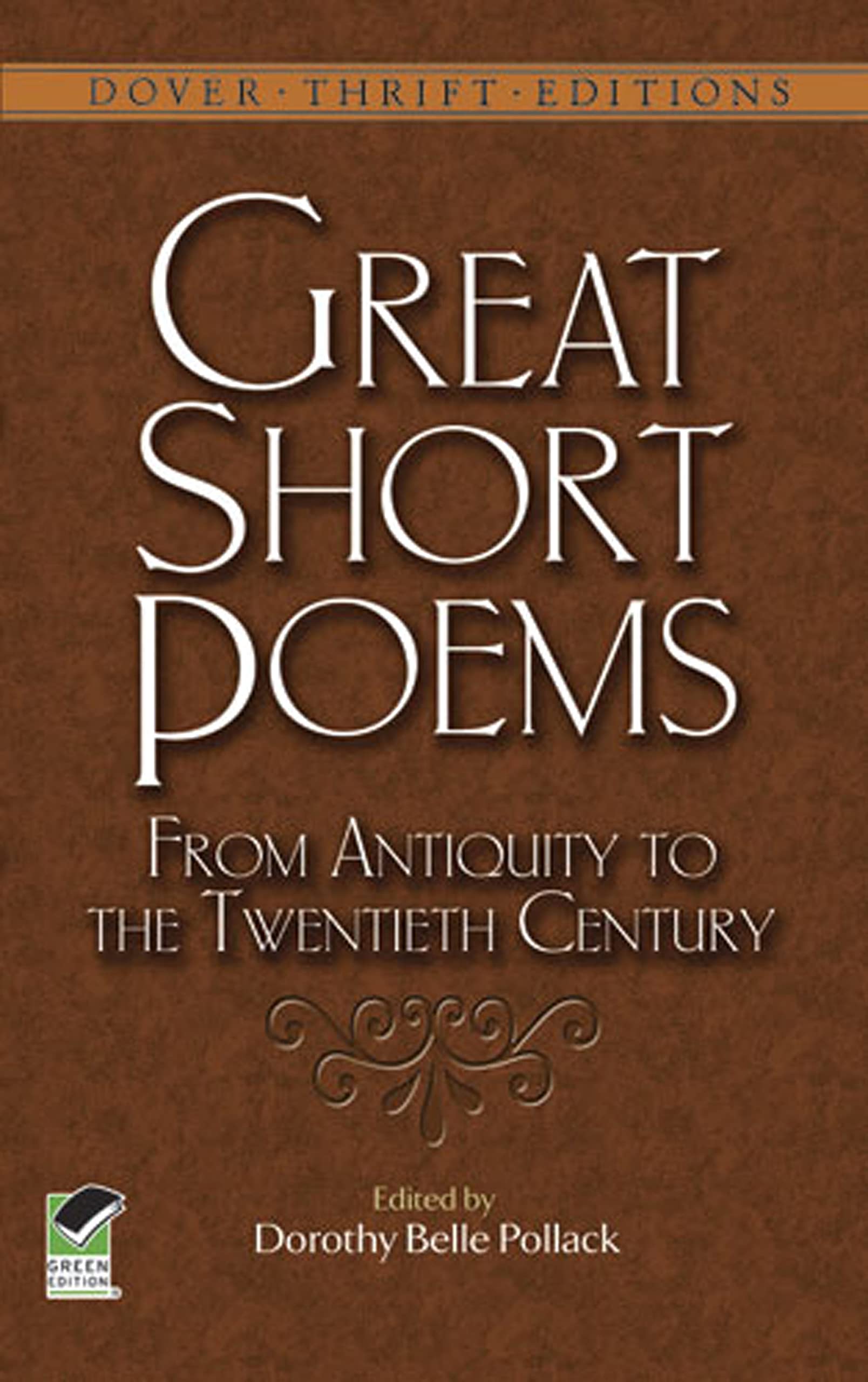 Great Short Poems from Antiquity to the Twentieth Century (Dover Thrift ...