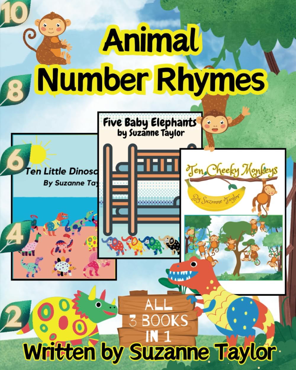Buy Animal Number Rhymes Book Online at Low Prices in India | Animal ...