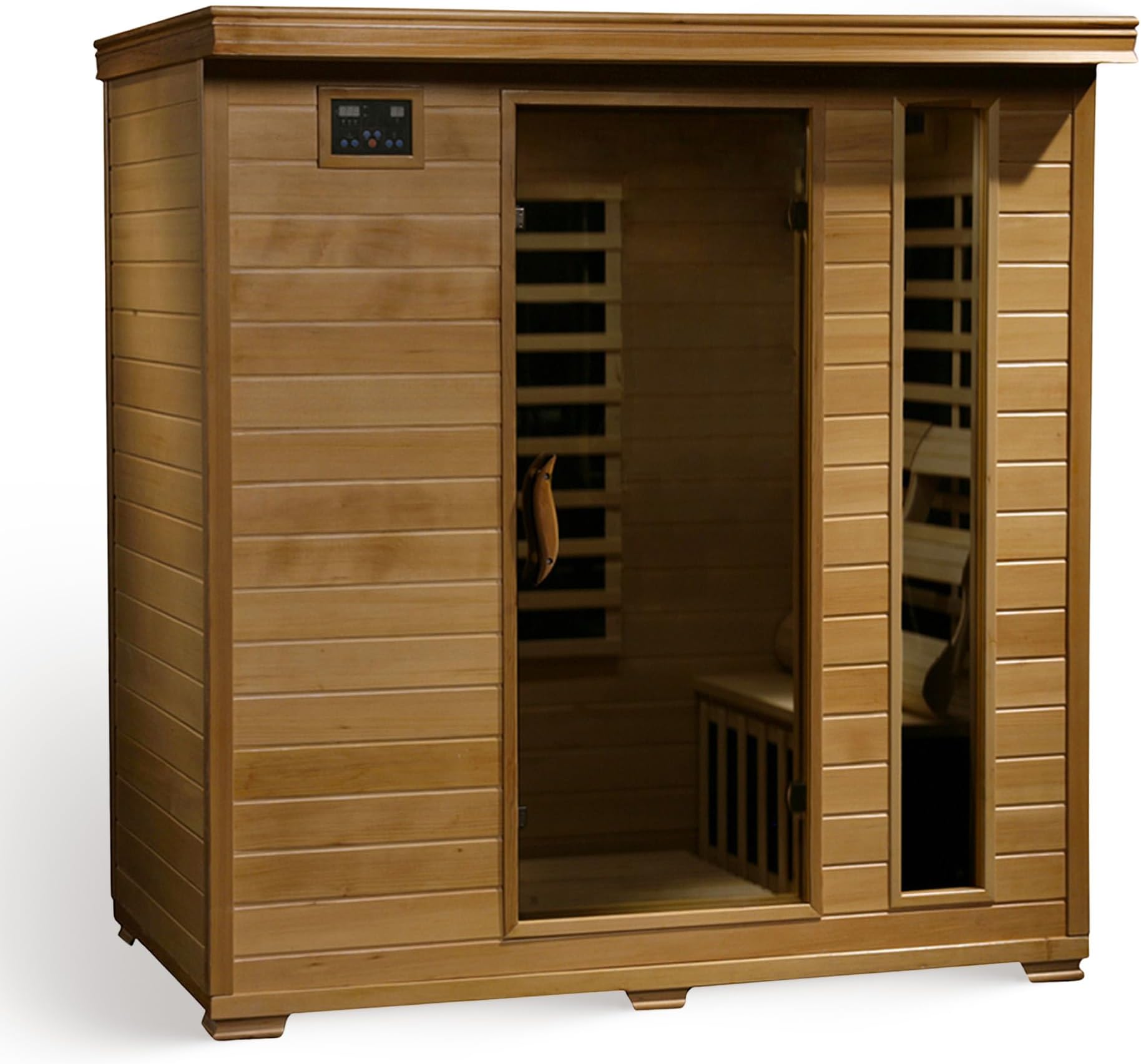 Amazon.com : DYNAMIC SAUNAS 3-Person Home Sauna, Madrid Elite Infrared ...
