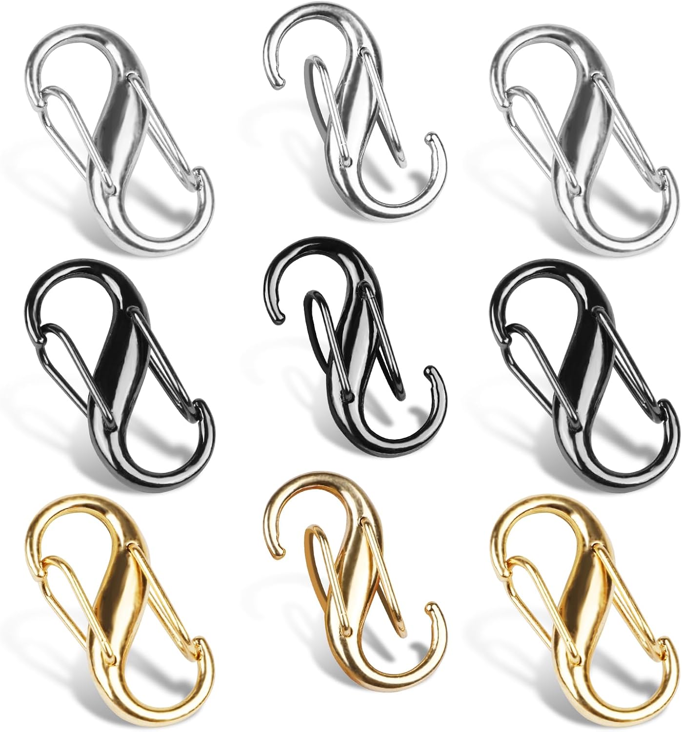 COVITKAN 9 Pieces Zipper Lock Clips - 3 Colors Pull Replacement for ...