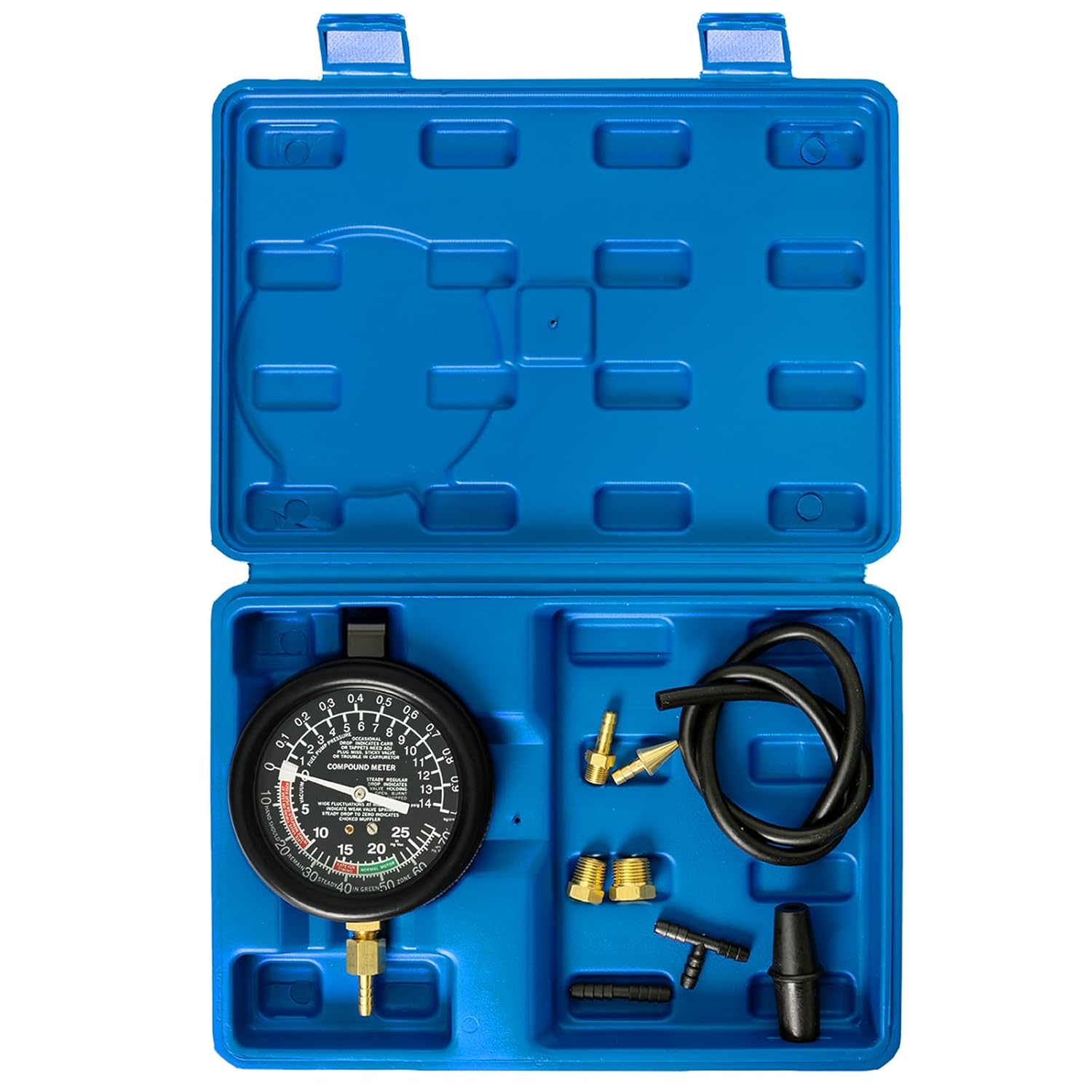 Amazon.com: Punmew Vacuum Gauge Automotive Professional Vacuum Tester ...