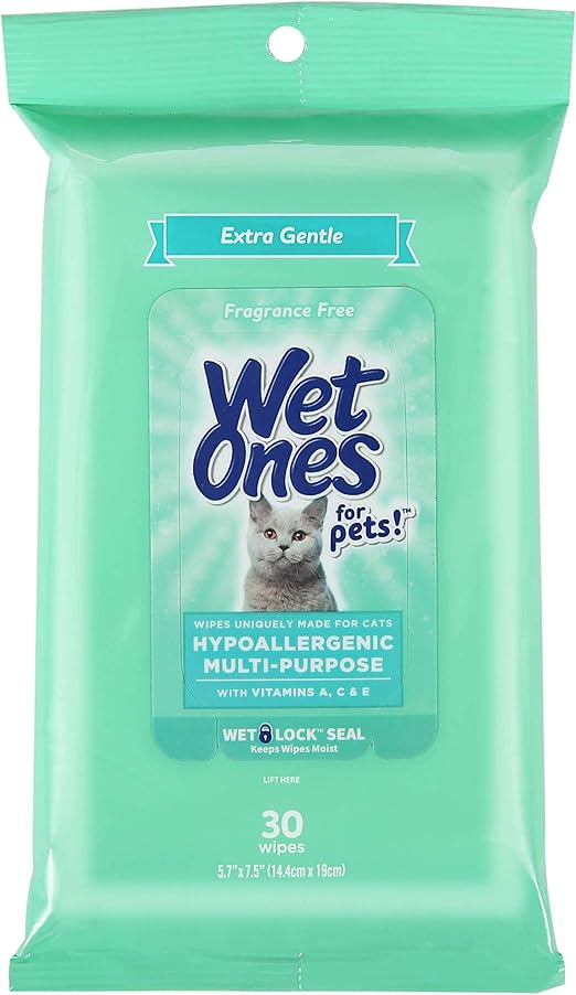 Amazon.com: Wet Ones for Pets Hypoallergenic Multi-Purpose Wipes for ...