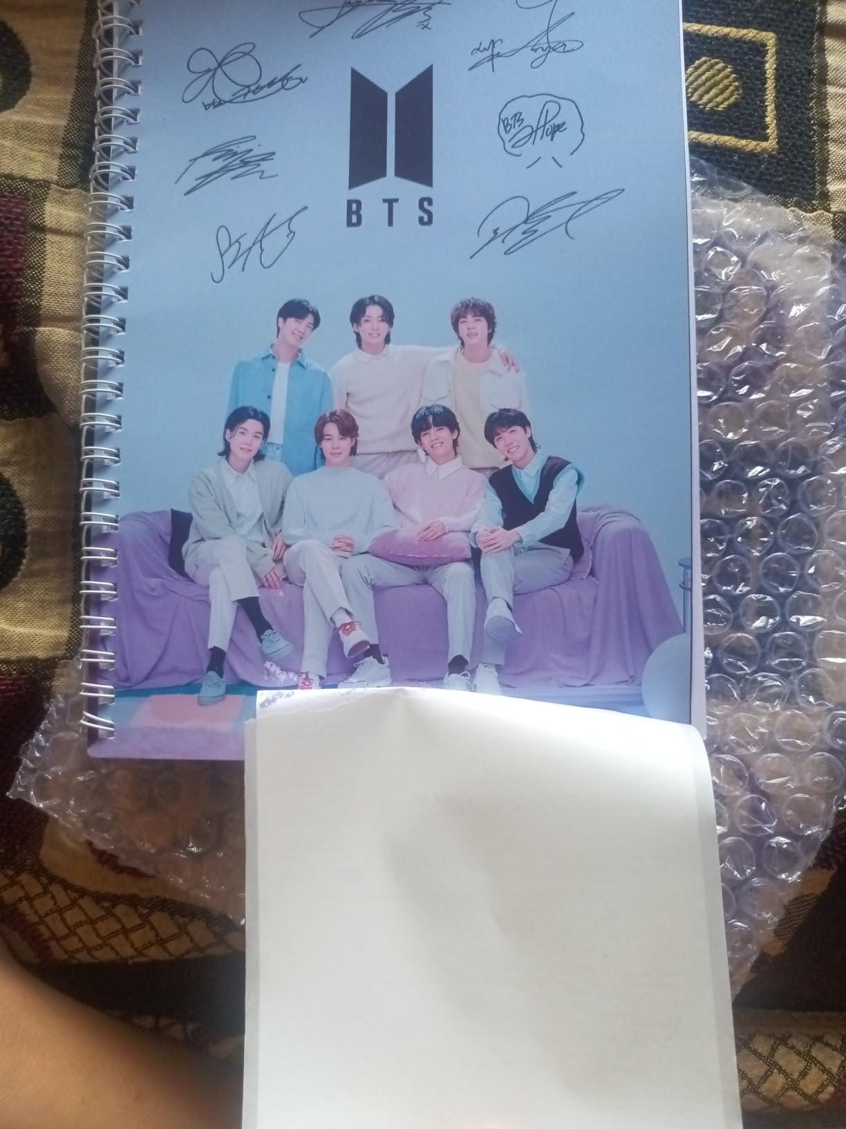 BTS Signature Festa 10th anniversary diary for school stationery & work ...