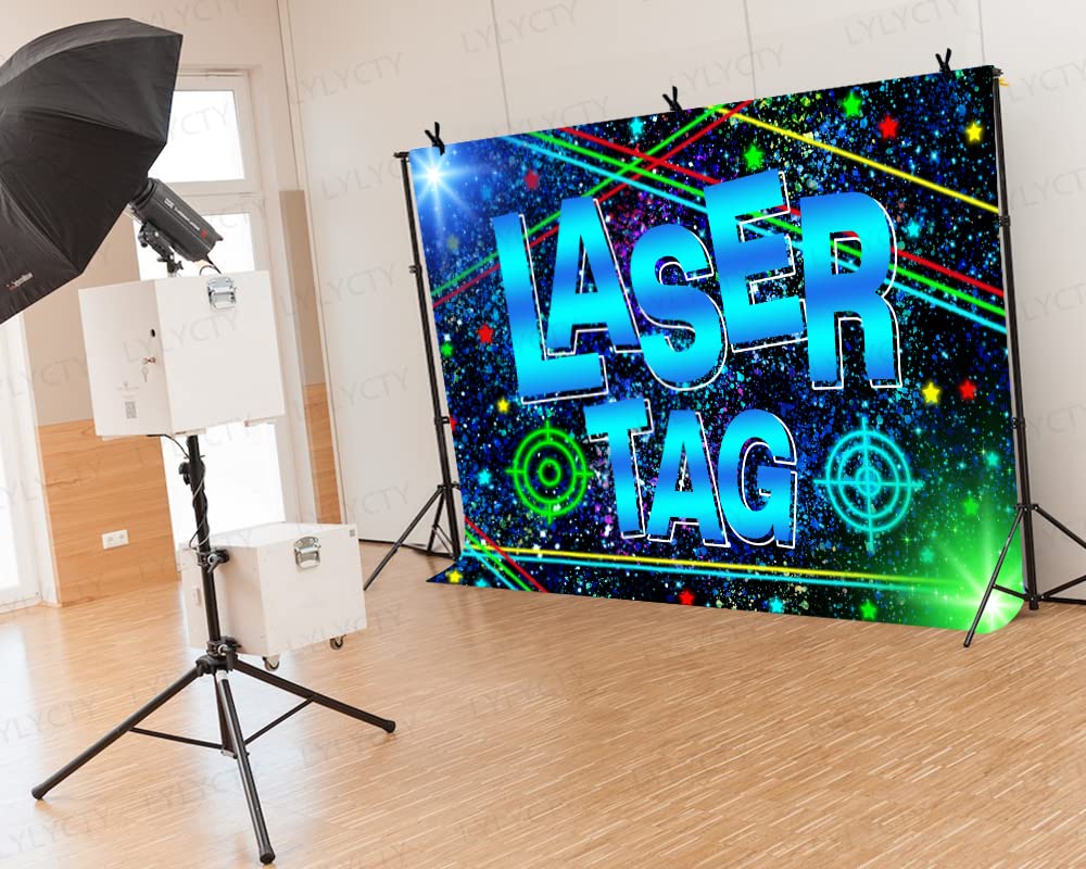 Laser Tag Party Background