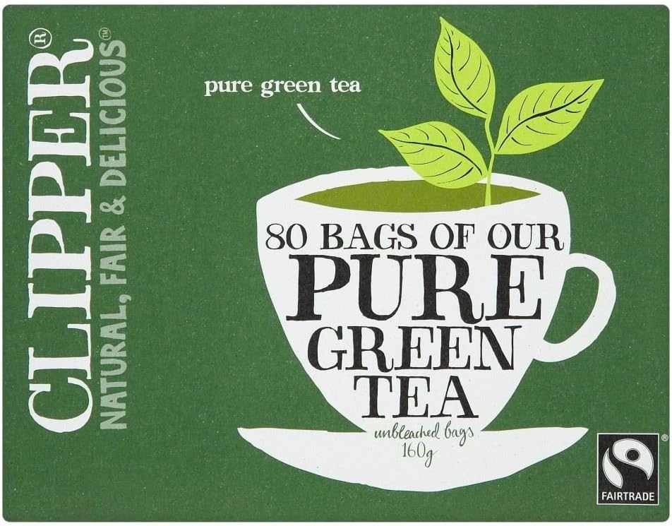 Amazon.com : Clipper Organic Everyday Tea Bags (80) - Pack of 2 ...