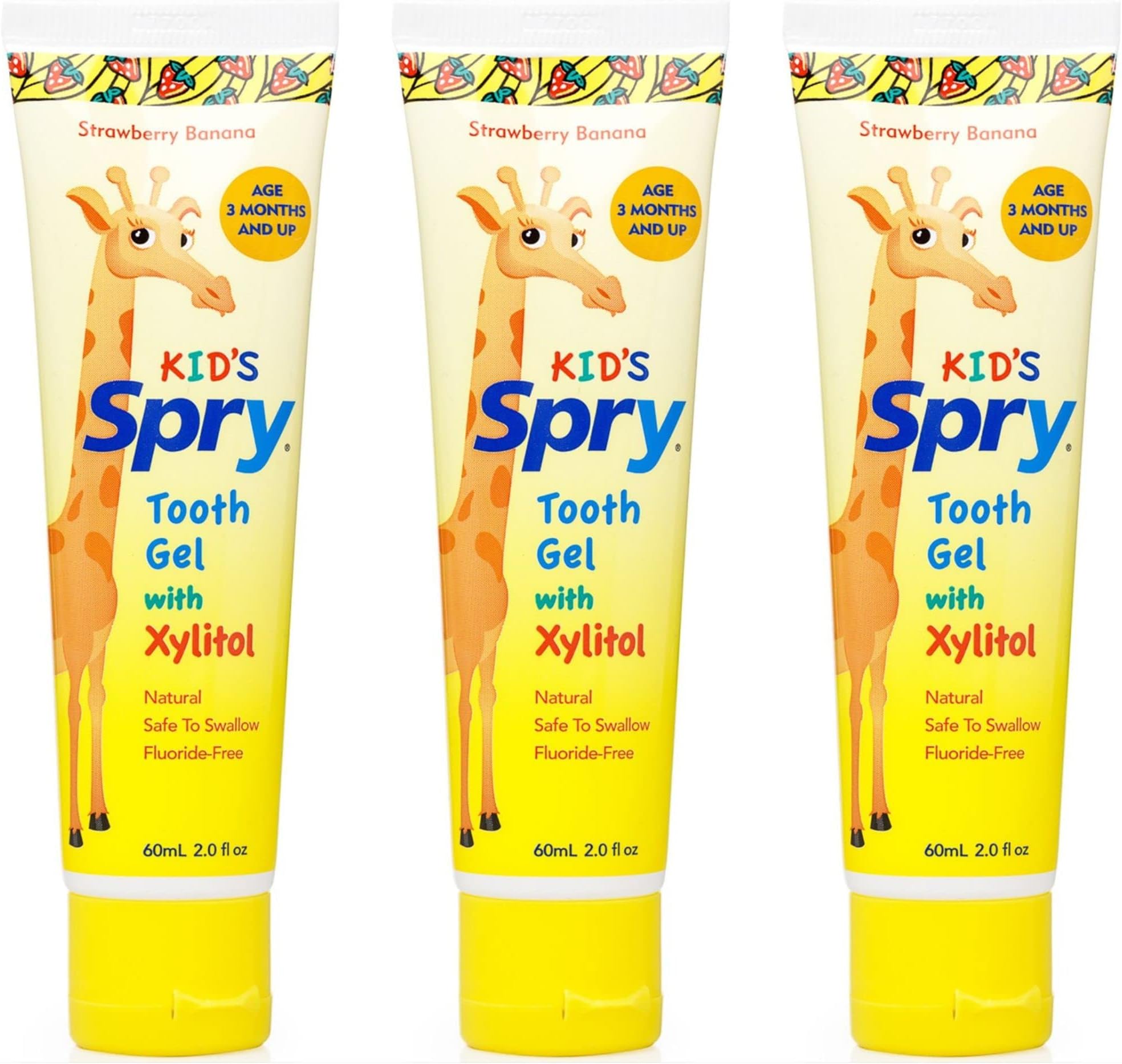 Amazon.com: Spry Xylitol Toothpaste for Kids 5oz. Kids Toothpaste with ...