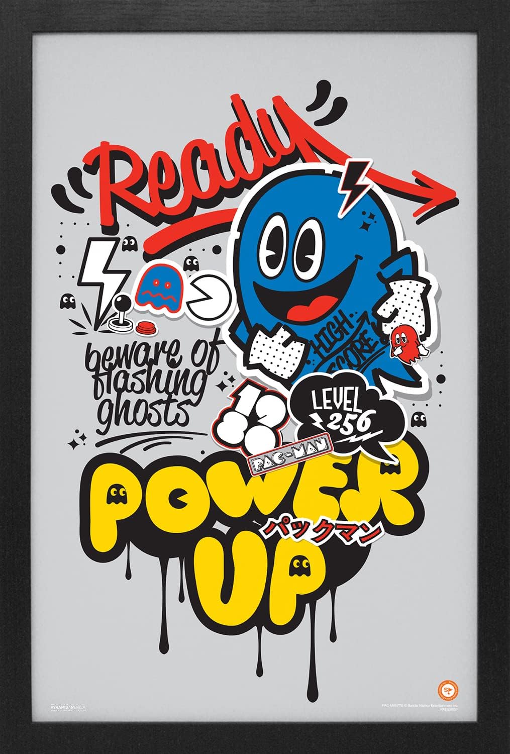 Amazon.com: Pyramid America - Pacman Poster - Pac Man Ready, Power Up ...