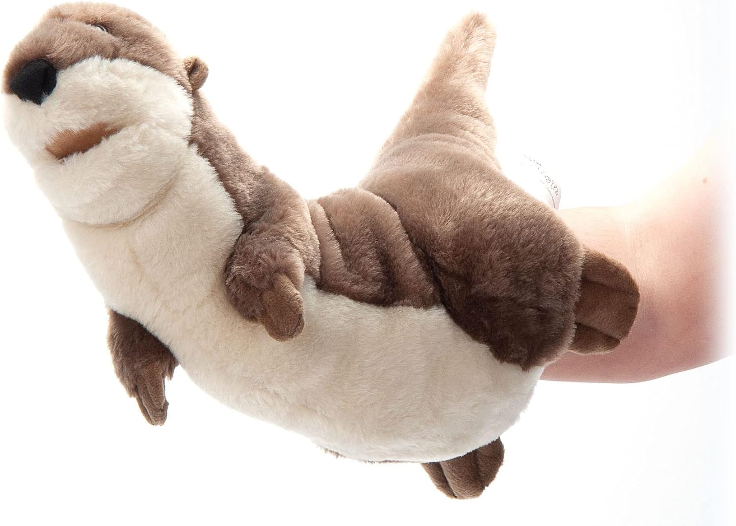 Amazon.com: The Petting Zoo River Otter Hand Puppet Stuffed Animal ...