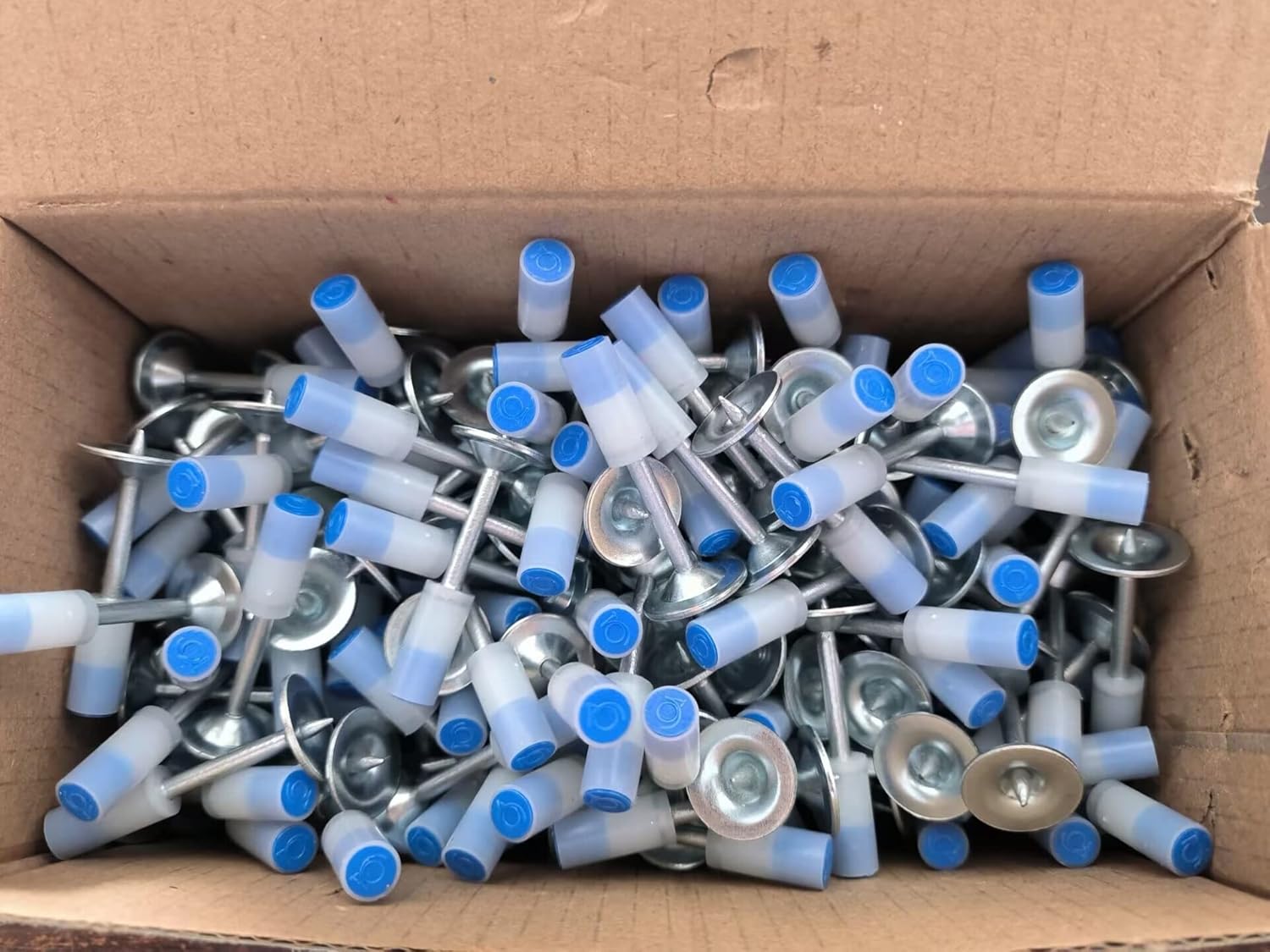 Amazon.com: 200PCS 25mm/37mm/42mm Round Nails for Mini Steel Nail Gun ...