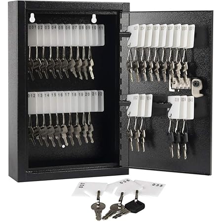 Amazon.com: KYODOLED Locking Key Cabinet,Key Storage Lock Box with Code ...