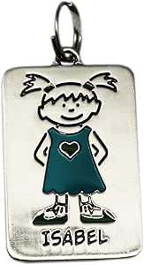 Amazon.com: Isabel Name Tag Charm by Ganz : Office Products