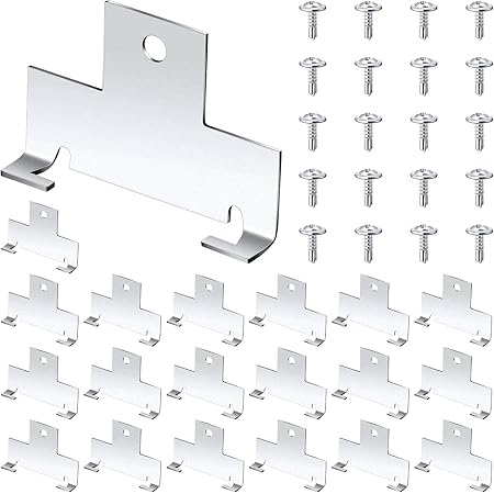 Therwen 80 Pcs Recessed Light Clips Downlight Housing C Clips Retrofit ...