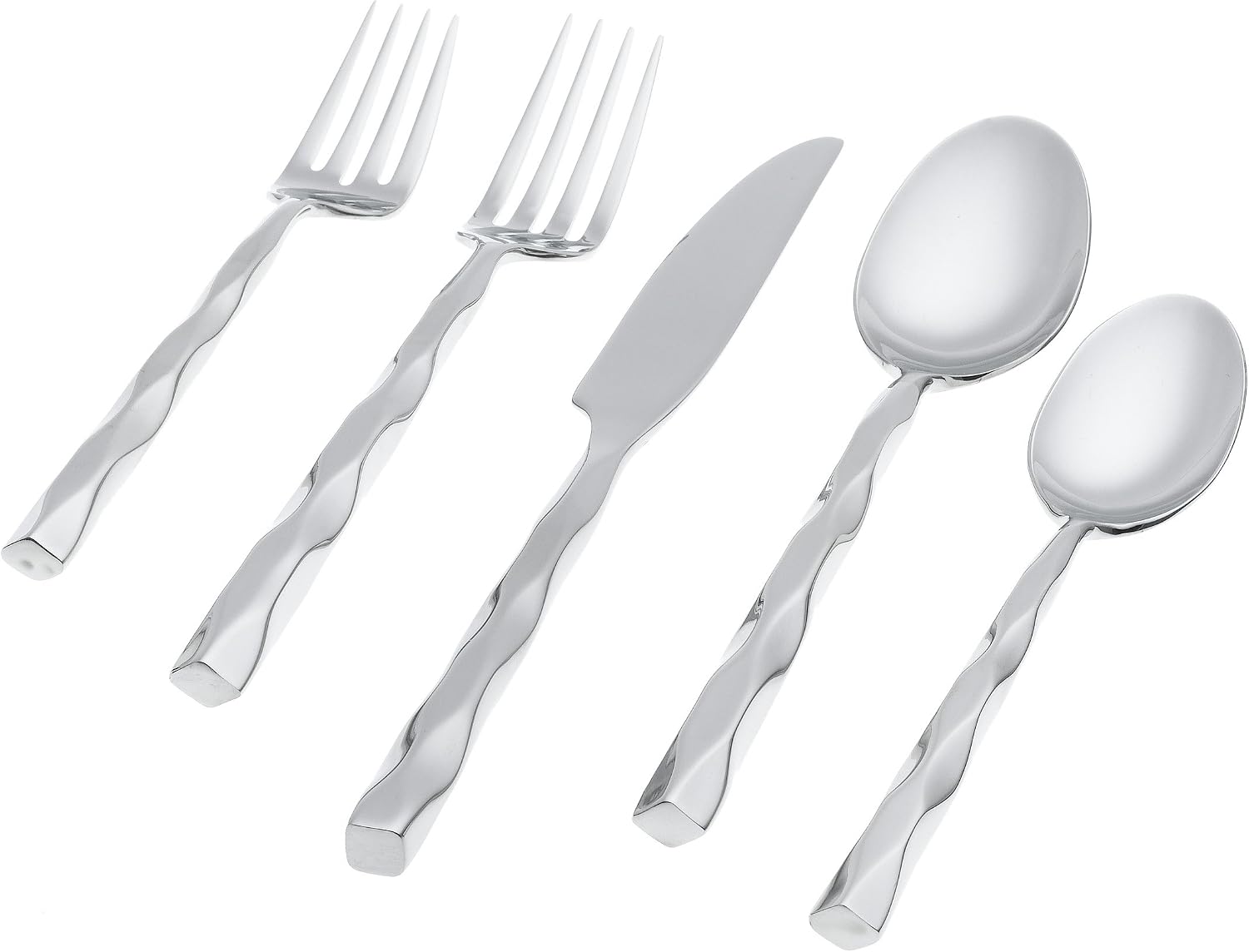 Amazon.com | Yamazaki Cable 5 Piece Placesetting: Flatware Sets ...
