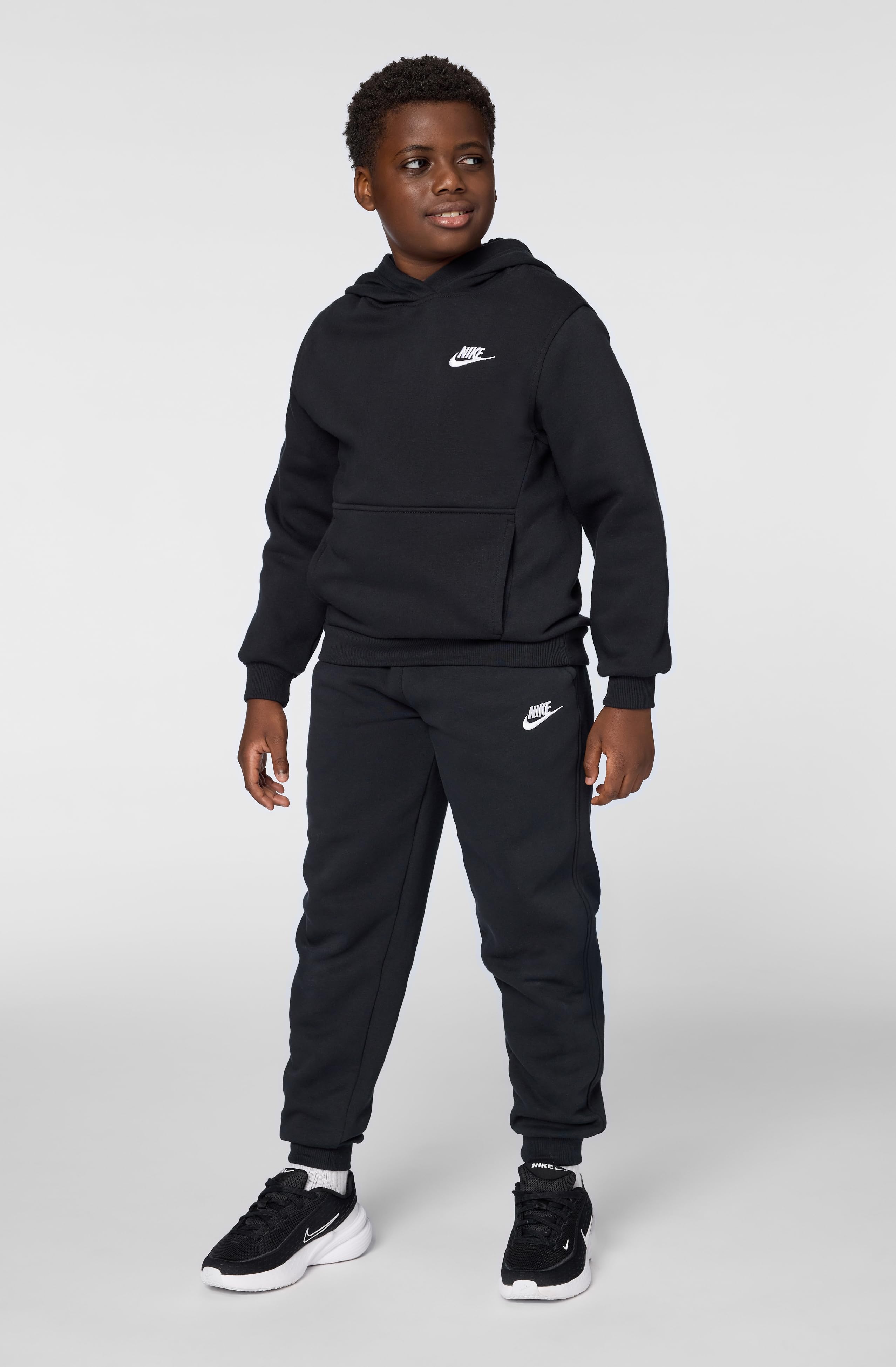 Amazon.com: Nike Kid's Sportswear Club Fleece Joggers, Black/White
