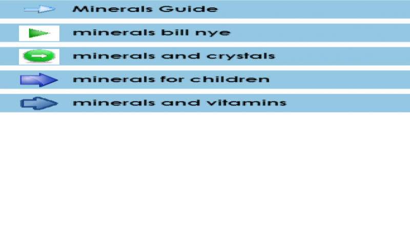 Minerals Guide - App on Amazon Appstore
