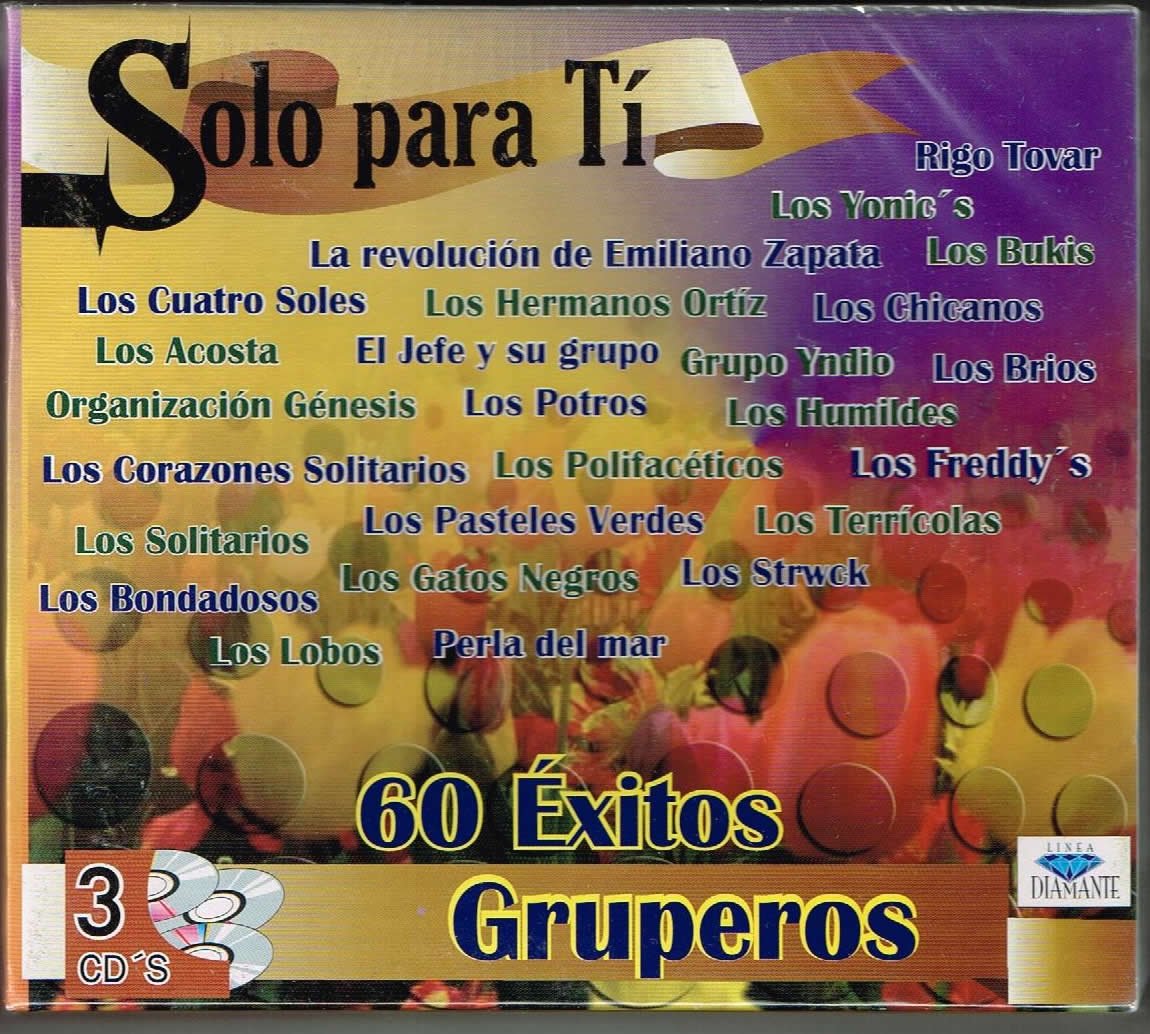 Buy 60 GRANDES EXITOS ORIGINALES "SOLO PARA TI" VOL.34,35 Y 36 EN 3 CD ...
