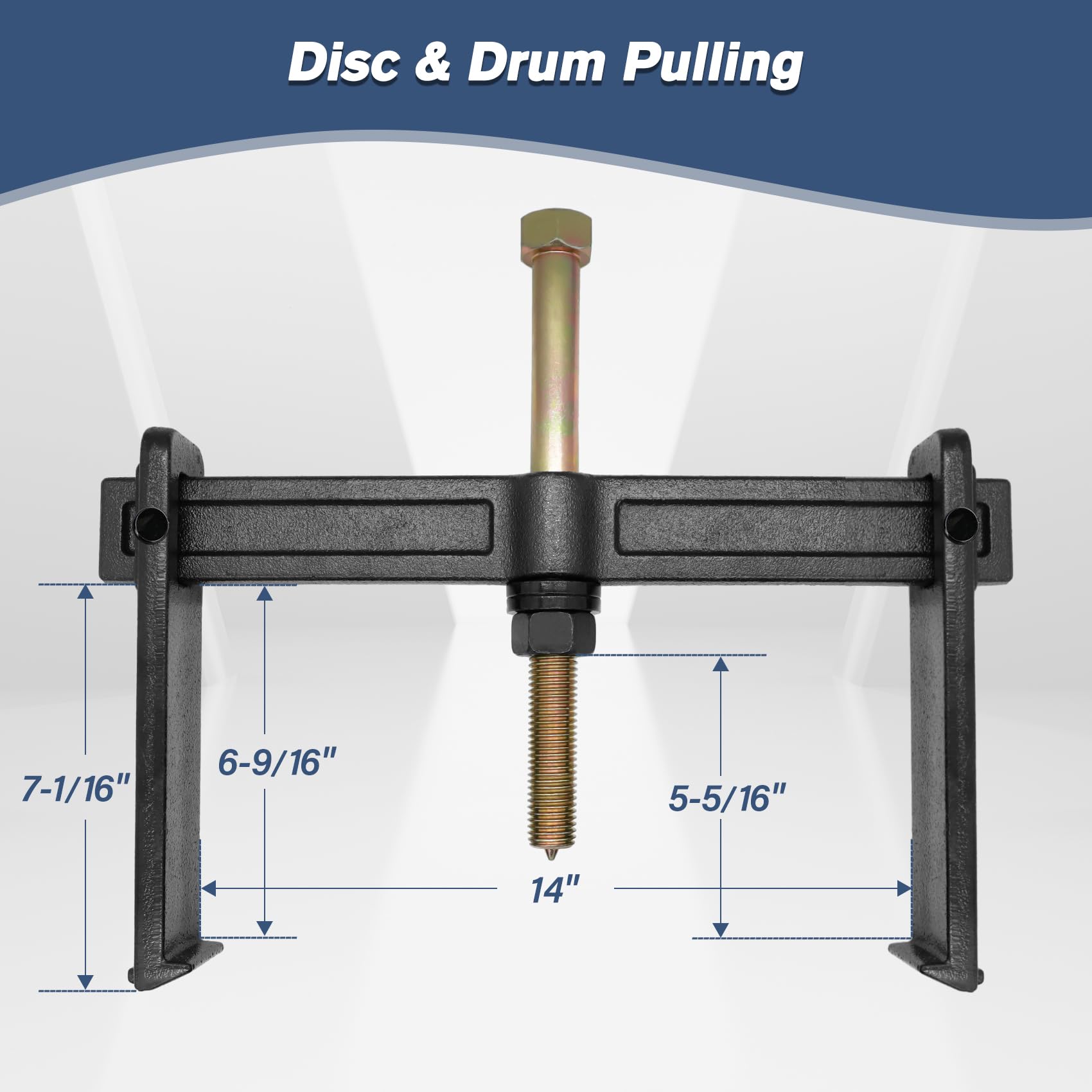 Snapklik.com : 78830 Heavy Duty Hub Drum And Rotor Puller Tools Kit ...