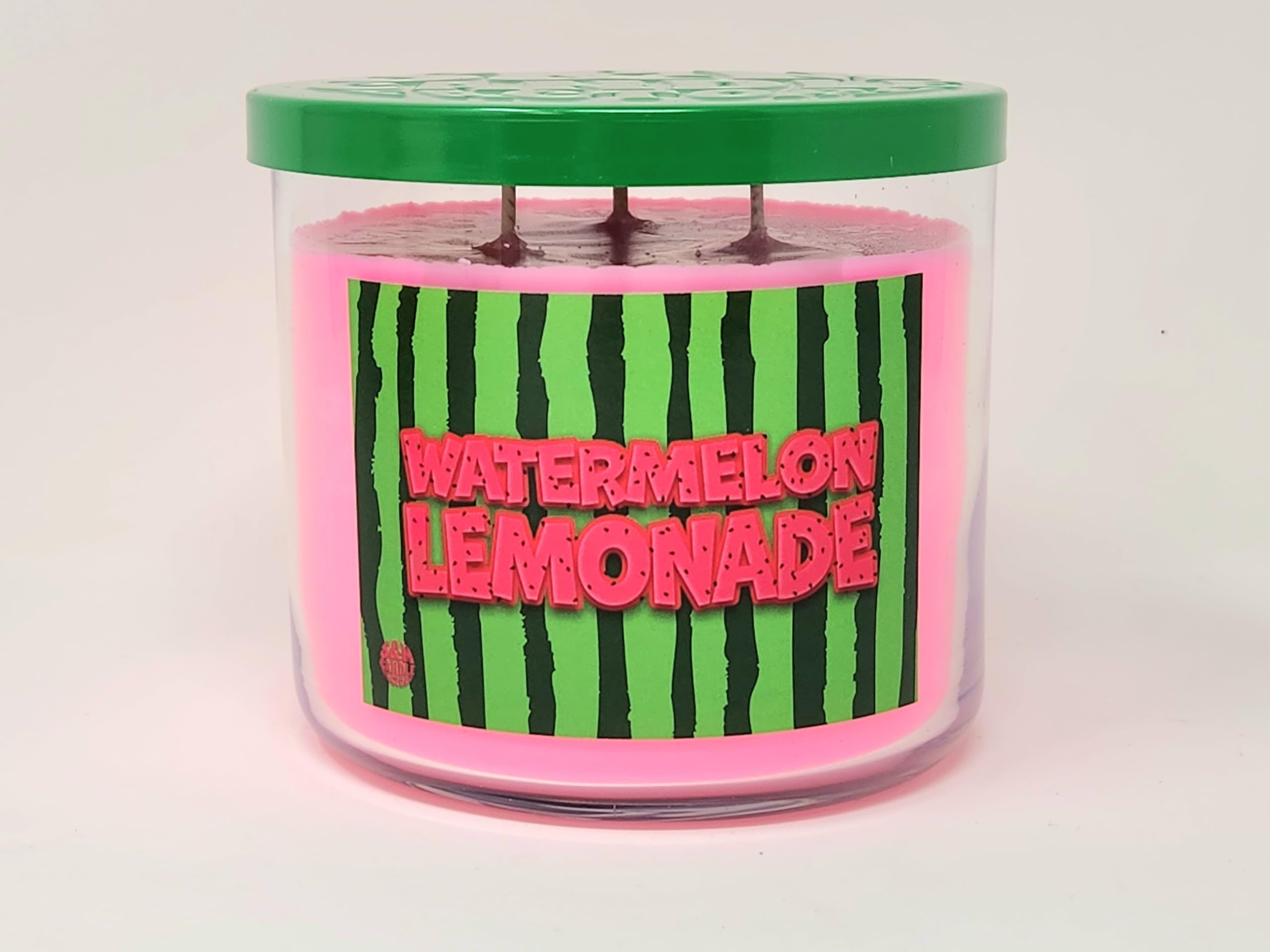 Amazon.com: Watermelon Lemonade 3 Wick Candle ~ All Natural Premium ...