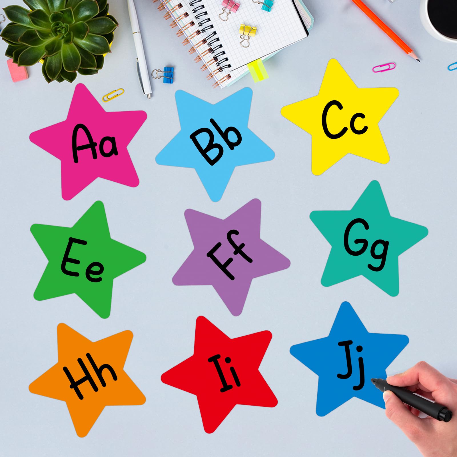 Paper Cutting Board 45 Pcs Star Paper Cutouts Assorted Paper Shapes ...