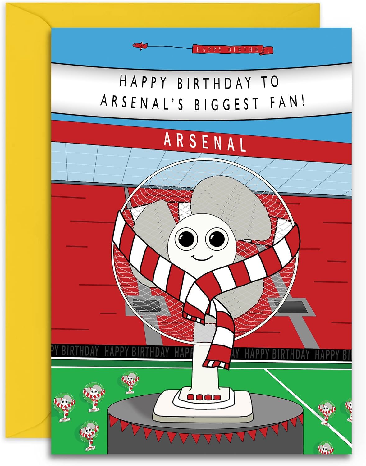 ARSENAL BIRTHDAY CARD : Amazon.co.uk: Stationery & Office Supplies