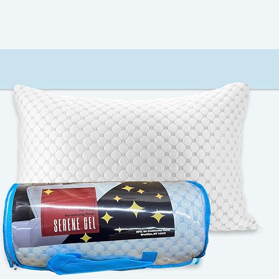 Amazon.com: Spring Coil, Gel Memory Foam Pillows, Maintains Proper ...