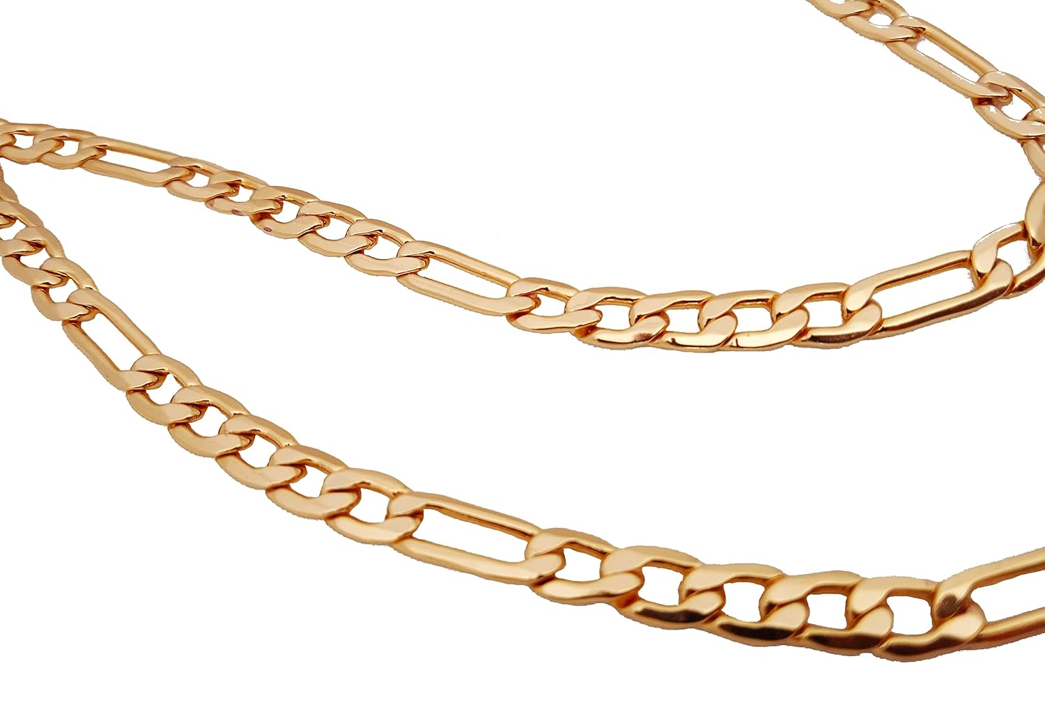 Royal Covering - 1 Gram Gold Plated Figaro Chain For Men and Boys ...