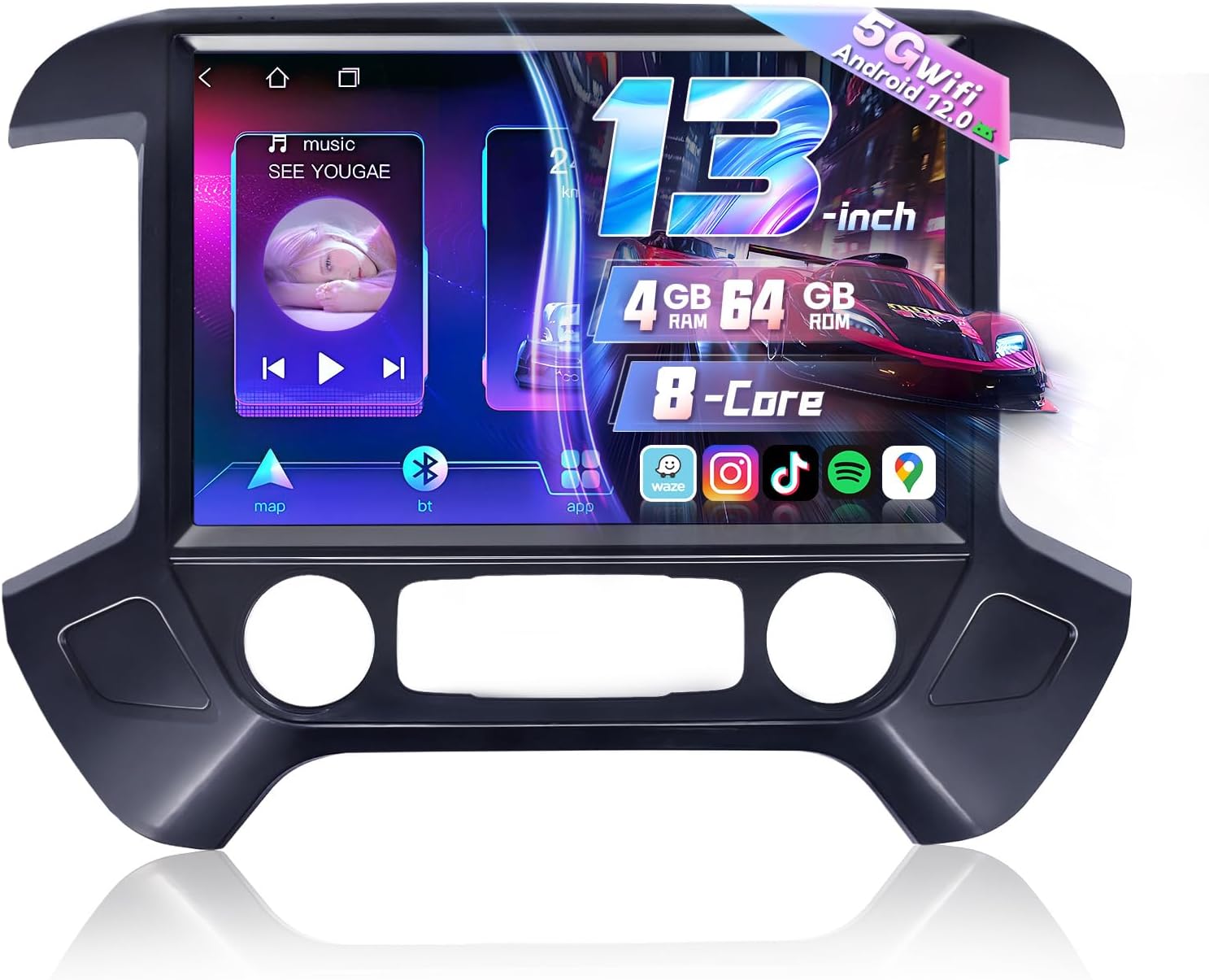 Amazon.com: for Chevy Silverado Sierra Radio Upgrade 2014 2015 2016 ...