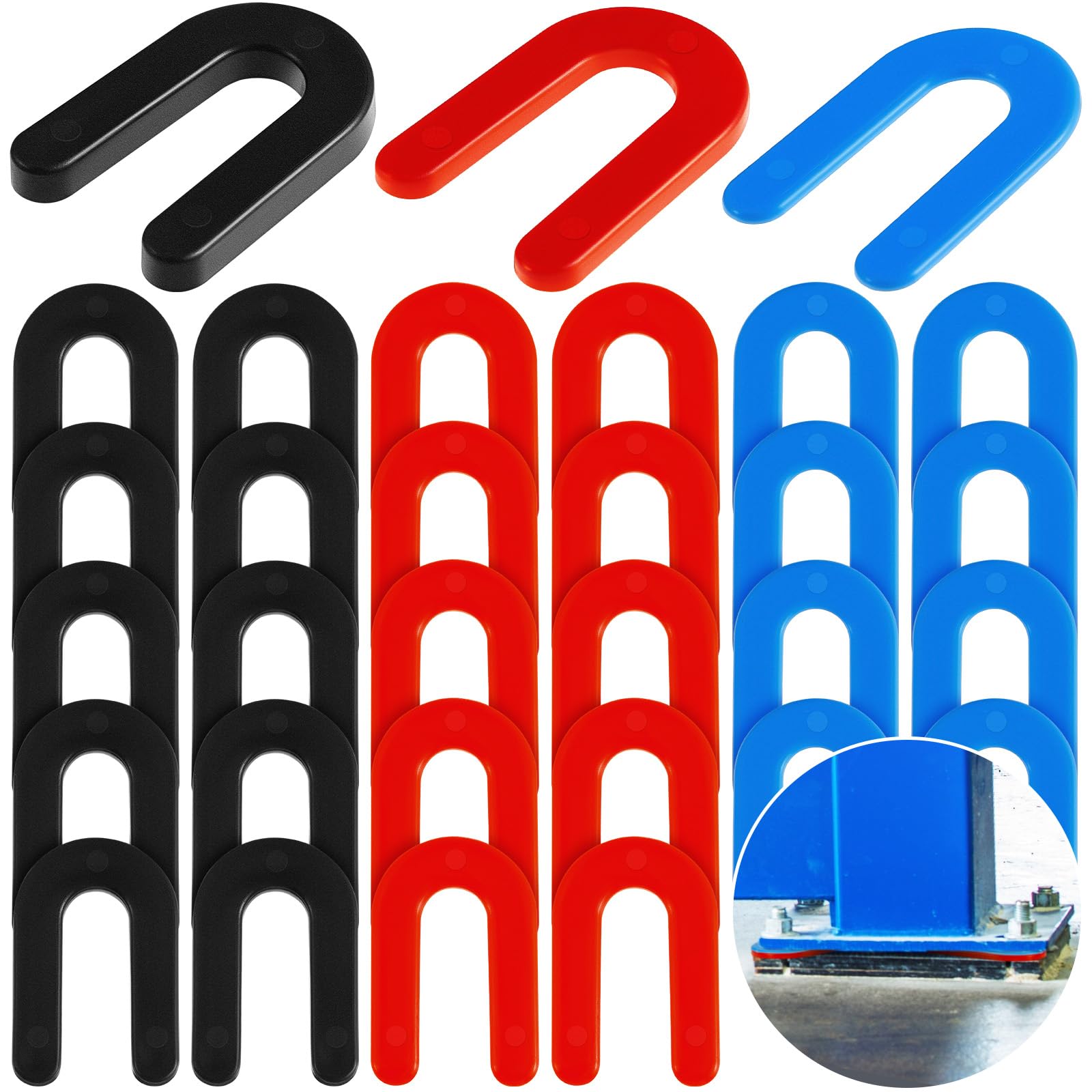 Amazon.com: Innconee 60 Pcs Auto Lift Installation Leveling Shim Kit ...