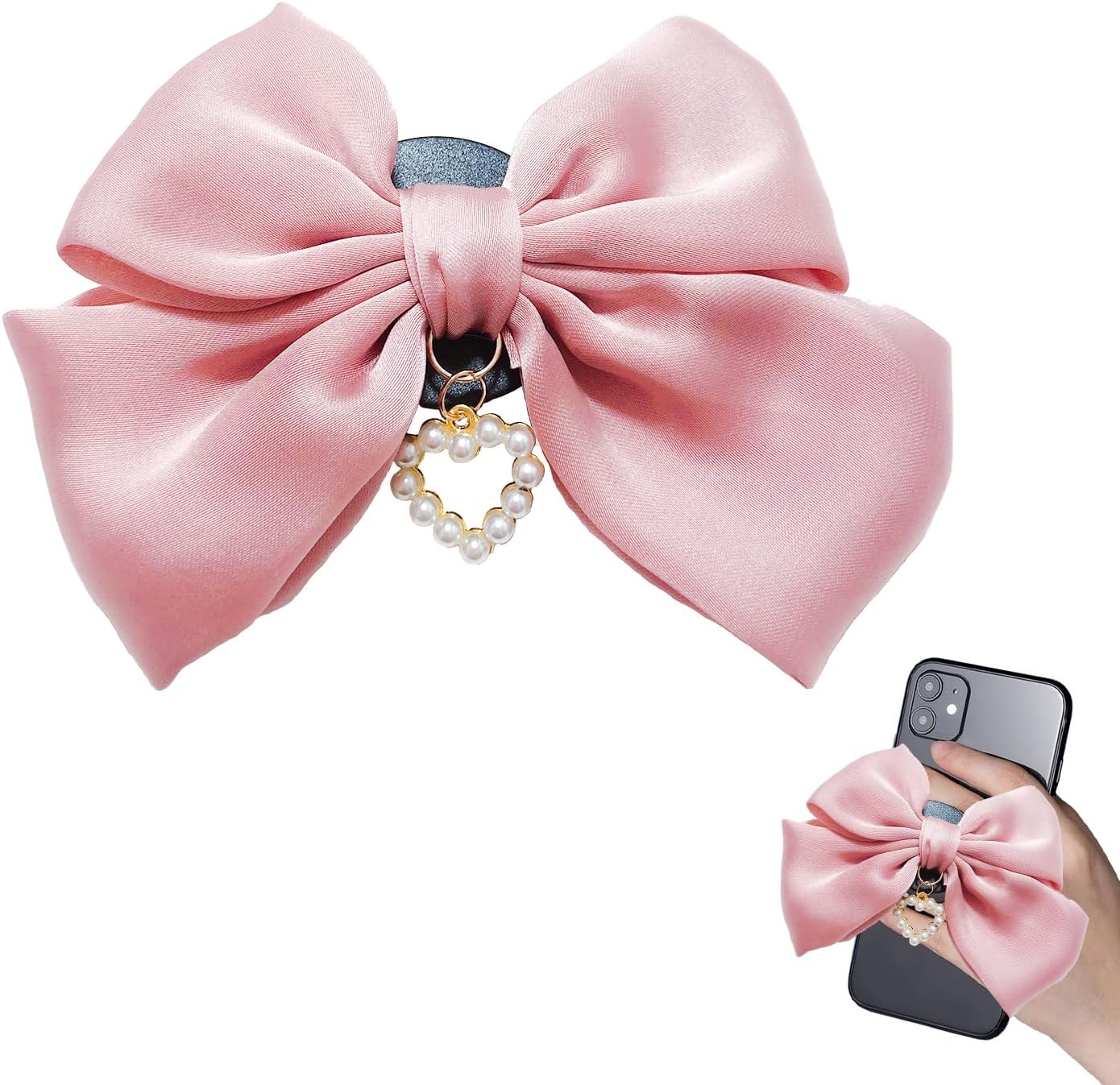 Amazon.com: Cute Bow Phone Stands Fashion Cellphone Charm Grip Holder ...