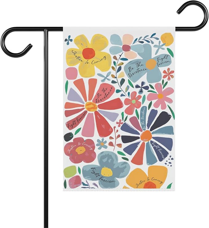 Amazon.com : Subtle Be The Resistance Boho Flower Garden Flag - Subtle ...