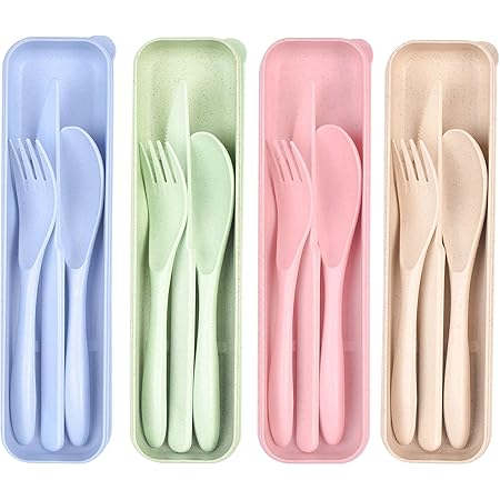 Amazon.com | Tupperware Snap Together Cutlery Utensils Fork Knife Spoon ...