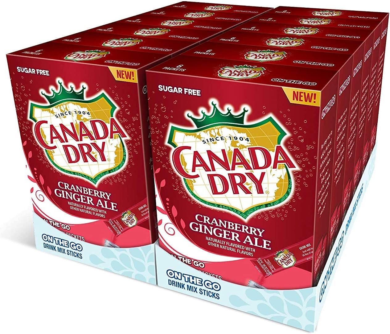 Amazon.com : Canada Dry Powder Drink Mix – Sugar Free & Delicious ...