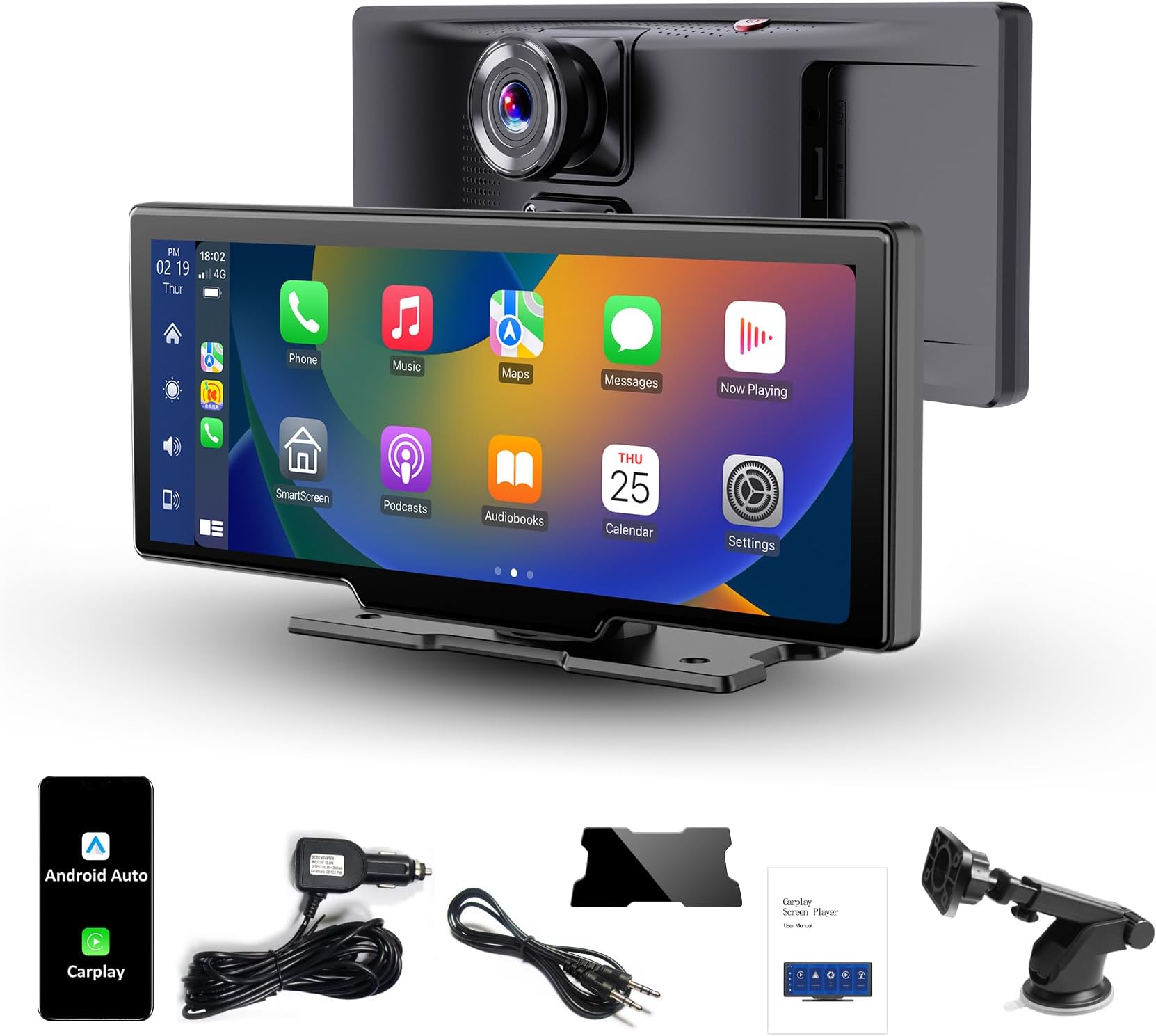 Amazon.com: BERLANCHE Adjustable 10.26" Inch Touch Screen, Wireless ...