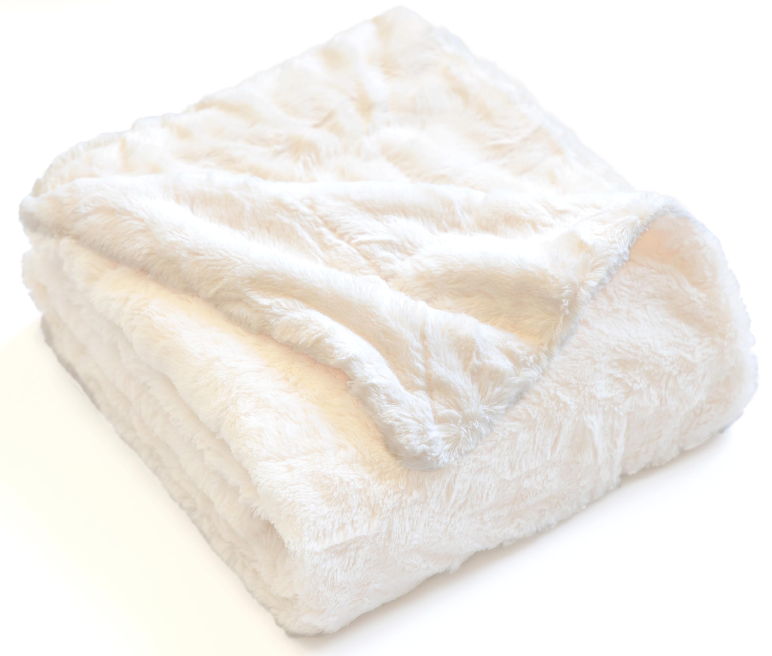 WOLF CREEK BLANKET Doublesoft - Oversized Faux Fur Throw Blanket, 60 ...