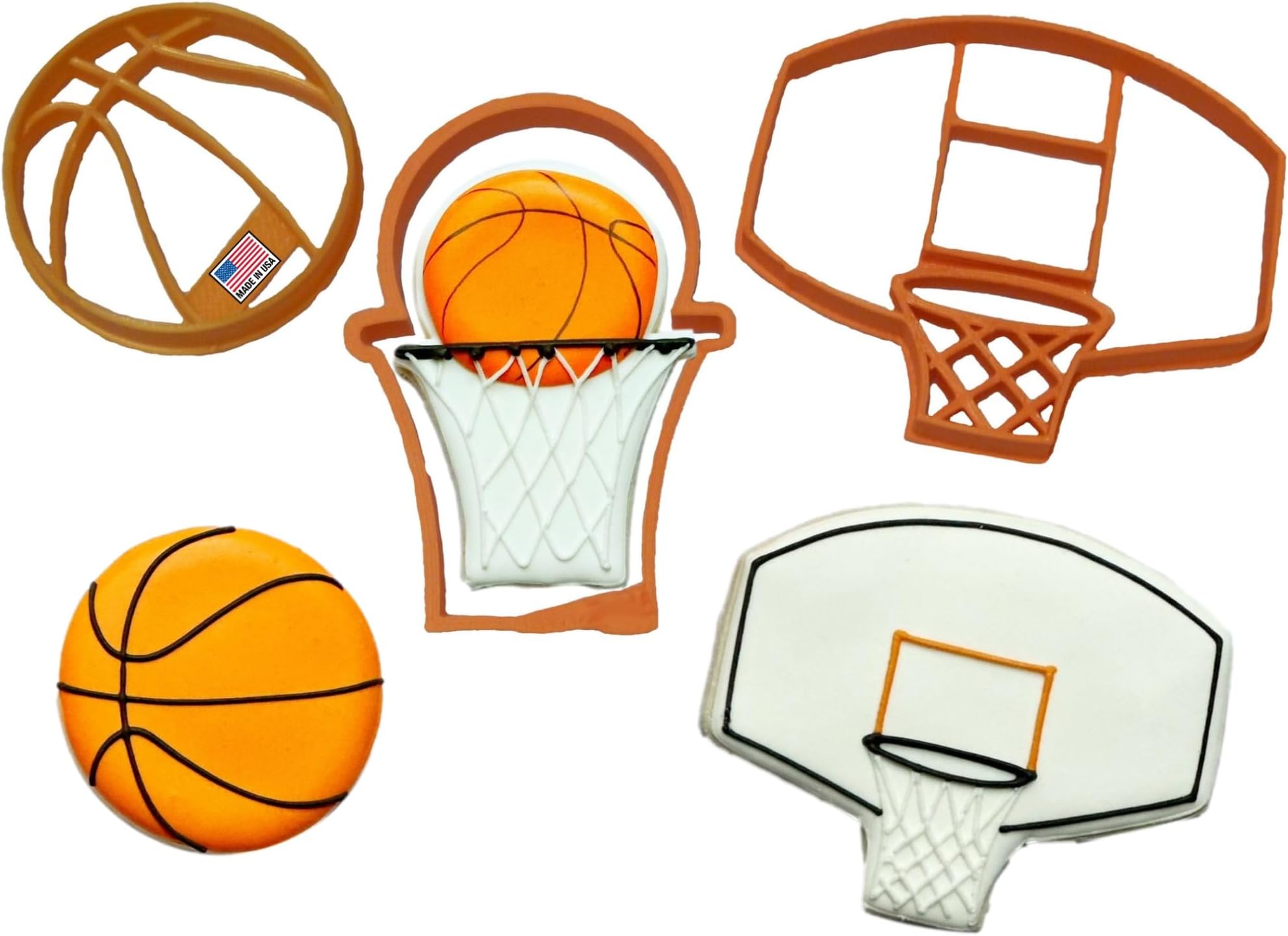 Amazon.com: Basketball cookie cutter, 1 piece - Bakerlogy: Home & Kitchen