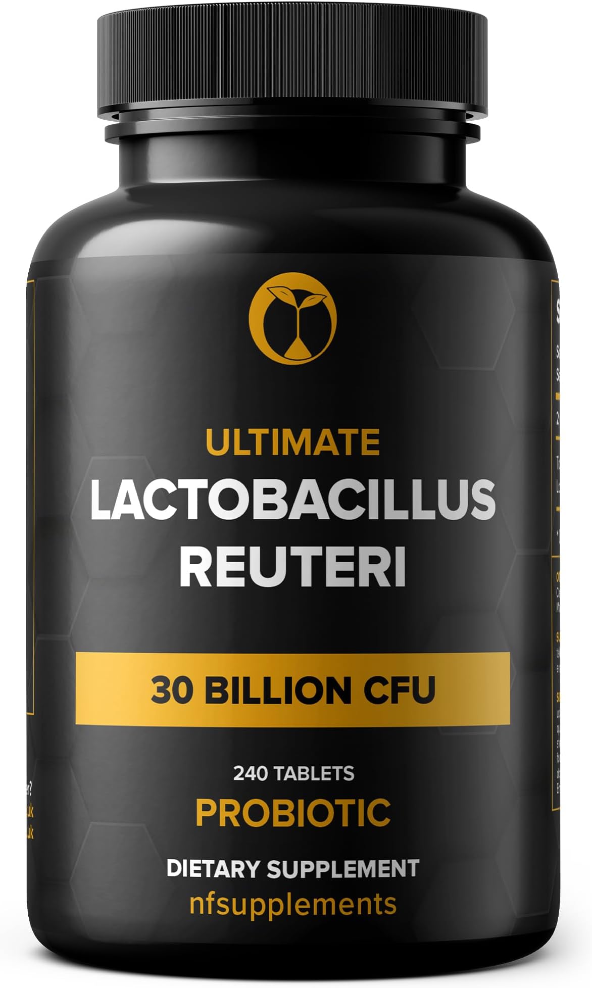 Amazon.com: Lactobacillus Reuteri Probiotic Supplement 30 Billion CFU ...