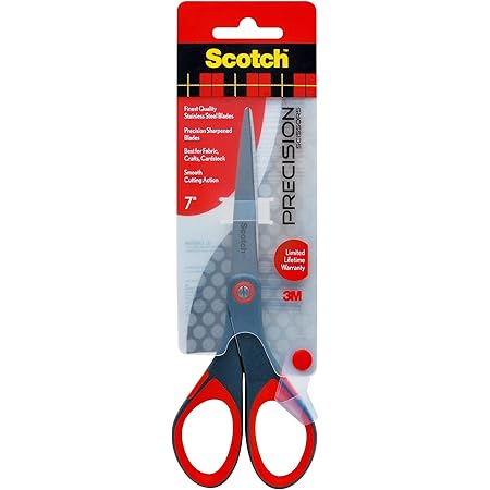 Amazon.com : Scotch 8" Precision Scissors, Great for Everyday Use (1448 ...