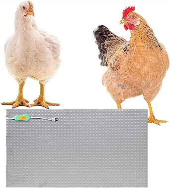 Chicken Coop Heater Pad, Outdoor Pet Cage Warmer, Chick Coops Heat ...